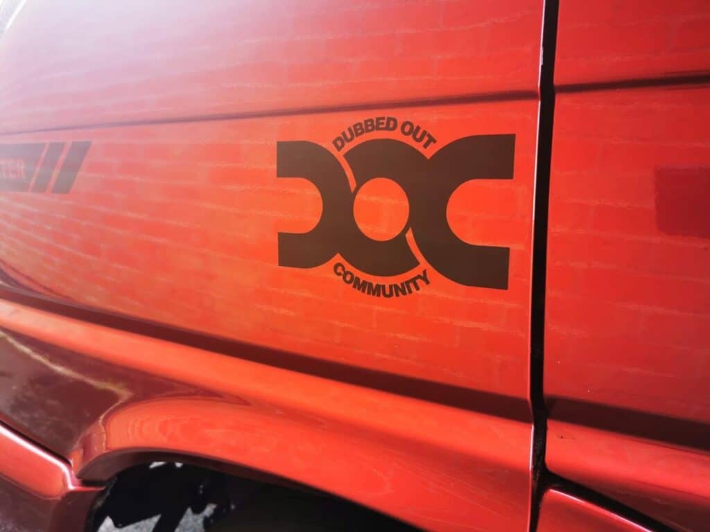 DOC Logo Sticker (free UK postage) - Dubbed Out Community